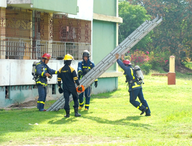 Periódico de la provincia de Guantánamo | Simulacro de escape de gas en ...